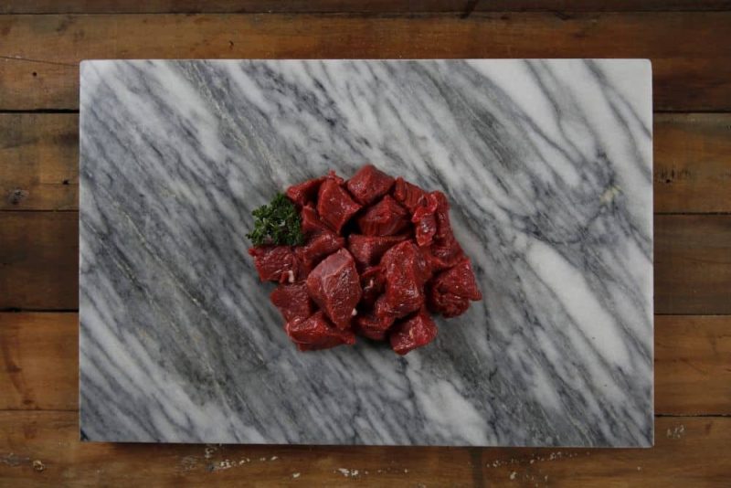 Grass Fed Lean Diced Beef - Budd's Butchers